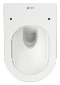 Duravit White Tulip - Závěsné WC 370x540 mm HygieneFlush, Rimless, bílá 2576092000