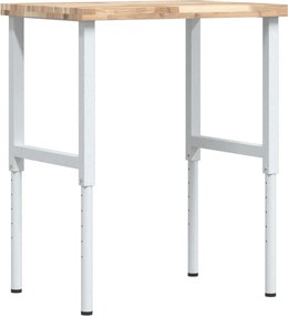 Pracovní stůl 80 x 60 x (73–99,5) cm masivní akácie obdélníkový 3309712