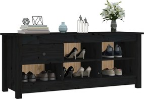 vidaXL Botník 110 x 38 x 45,5 cm masivní borovice [814594] Barva: Přírodní