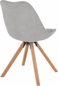 Židle, šedá/buk, SABRA