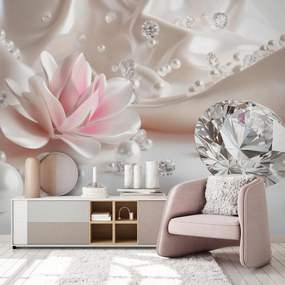 Fototapeta - Elegance s diamanty (245x170 cm)