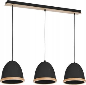 Milagro Závěsné Lampy Závěsná lampa Studio Black 3xE27 1 ks