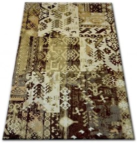 Moderní kusový koberec ZIEGLER 038 hnědý Rozměr: 250x350 cm