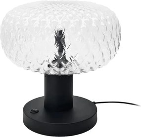 Černá sklo stolní lampa Tanpo 1xG9 2,5W Shilo