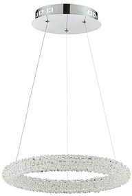 LUXERA 64391 - LED Křišťálový lustr na lanku ALMEDA LED/24W/230V