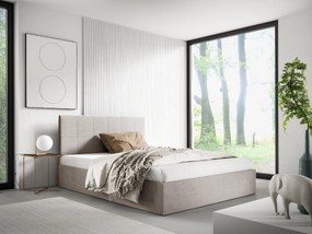 Eka Čalouněná postel SMART 90x200 cm Barva látky Trinity: Světle modrá (Trinity 2322), Úložný prostor: Bez úložného prostoru