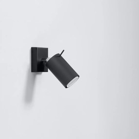 Sollux Lighting Nástěnné svítidlo RING černé