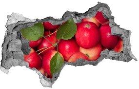 Wallmuralia Samolepící nálepka Červená jablka 95x73 cm