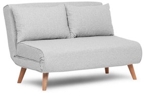 Designová rozkládací pohovka Felicitas 120 cm šedá