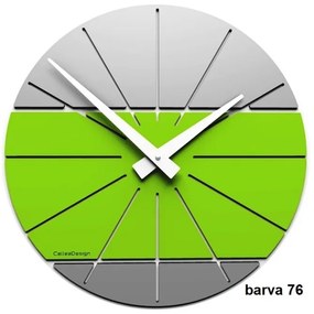 Designové hodiny 10-029 CalleaDesign Benja 35cm (více barevných variant) Barva zelené jablko-76