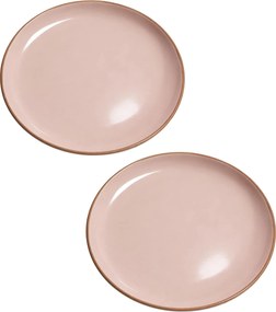 Sinsay - Puntíkované talíře 2 pack - pastelová růžová