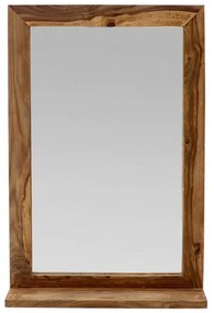 Indický nábytek - Zrcadlo Suri 60x90 z indického masivu palisandr Only stain