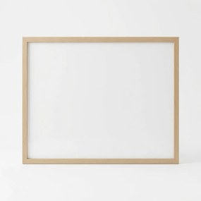 Toptabule.sk  Bílá tabule na magnetky v dřevěném přírodním rámu CLASSIC 200x100 cm