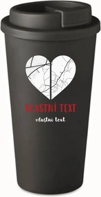 Personalizovaný cestovní termohrnek - Dvě místa, jedno srdce