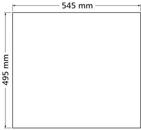 Sinks Solo 560 Granitový dřez bez odkapu, 56x51cm, metalblack, ACRSO56051074