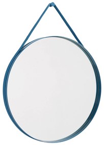 HAY Nástěnné zrcadlo Strap Mirror No 2 Ø70, Blue