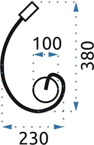 Toolight - Nástěnné svítidlo Loft 1xE27 60W APP743-1W, černá, OSW-01108