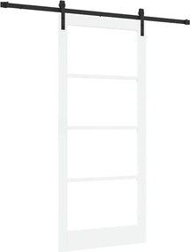Posuvné dveře ORKDAL Bílá a černá 93 x 211 cm 3331870