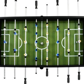 vidaXL Stolní fotbal ocel 60 kg 140 x 74,5 x 87,5 cm [91438] Barva: Černá