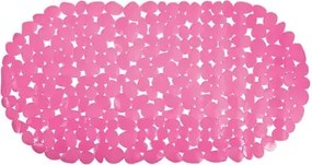 MSV GALETS protiskluzová podložka do vany růžová / PVC / 35 x 68 cm