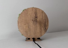 Li-Go "Mechová veverka" lampa 20x22cm provedení povrchu: dub světlý