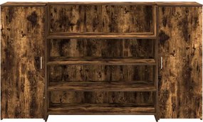Recepční stůl kouřový dub 180x50x103,5 cm kompozitní dřevo 3324173