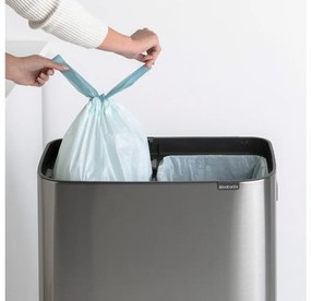 Brabantia BO TOUCH BIN HI Dotykový odpadkový koš 2x30 l - matná ocel FPP