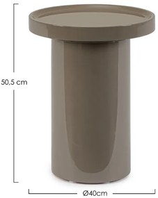 BIZZOTTO Odkládací stolek OTILIA hnědý ø40 cm 0734602