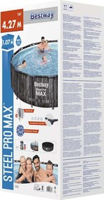 Bestway Bazénový set Steel Pro MAX kulatý 427 x 107 cm [92859]