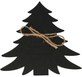 Kapsa na příbory X-Mas Tree černá, sada 4 ks