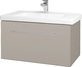 Dřevojas Koupelnová skříň BIG INN SZZ 80 Varianta: N01 Bílá lesk / Úchytka T02 / N08 Cosmo