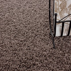Ayyildiz Kusový koberec LIFE 1500, kulatý, Taupe Rozměr koberce: 200 cm KRUH