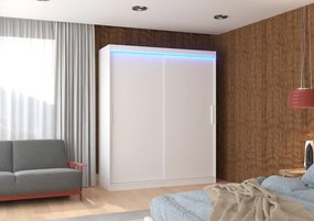 Posuvná skříň s LED osvětlením LINCOLN 180