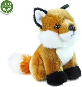 RAPPA Plyšová liška sedící 18 cm / ECO-FRIENDLY / od 0 měsíců