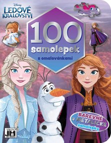 JIRI MODELS 100 samolepek s omalovánkami Frozen (Ledové Království) 7