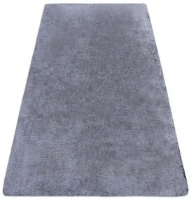 Kusový Moderní pratelný koberec LAPIN Shaggy, protiskluzový, černý, slonová velikost 180x270 cm | krásné koberce cz