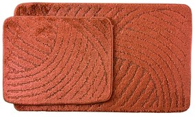 Ervi koupelnová předložka cíhlová Comfort CTN bez výkroje,2 set