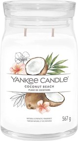 Yankee Candle vonná svíčka Signature ve skle velká Coconut Beach 567g