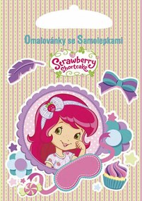 AKIM Omalovánky do ruky se samolepkami A5 Jahůdka (Strawberry Shortcake) 707202