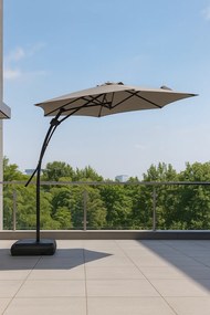 Zahradní slunečník Houseland Zylo 300 cm světle šedý