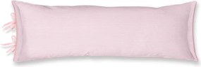 Pip Studio polštář Kairi Bloom 30 x 90 cm - světle růžový (Dlouhý dekorační polštář na postel ve světle růžové barvě. )