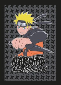 Fleecová deka 100x140 Naruto černá Faro