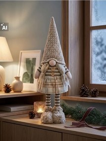 Sinsay - Vánoční stojící dekorace ve tvaru skřítka - hnědá