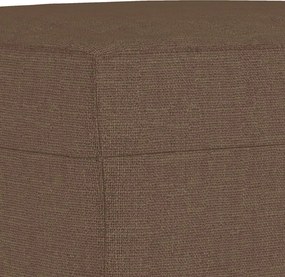 3dílná sedací souprava s poduškami hnědá textil 3201659