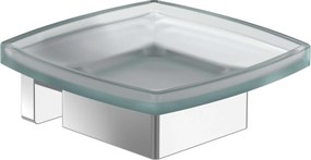 Villeroy & Boch Elements Striking - Mýdlenka s držákem, sklo/chrom TVA15202000061