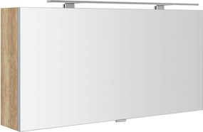 Sapho Cloe - Zrcadlová skříňka s LED osvětlením 100x50x18 cm, dub alabama CE100-0022