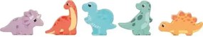 small foot Dřevěné paměťové puzzle Dino