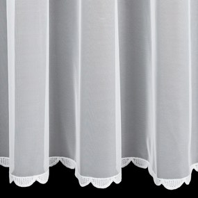ZÁCLONA NA PÁSCE LORIS 140X270 CM BÍLÁ