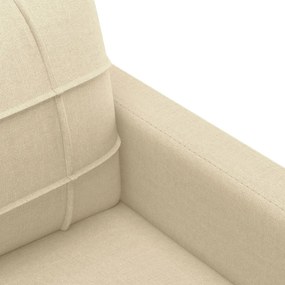3dílná sedací souprava s poduškami krémová textil 3201244