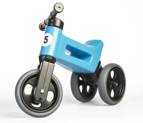 Teddies Odrážedlo FUNNY WHEELS Rider Sport modré 2v1, výška sedla 28/30 cm